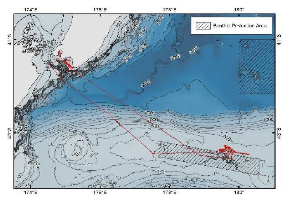 Map of survey location | Earth Sciences New Zealand | NIWA
