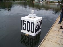 Weather station on the 1500-metre marker buoy. (Thomas Matern) | Earth ...