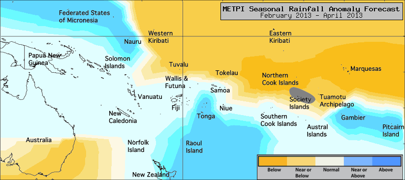Rainfall anomaly map for Feb-Apr 2013 | Earth Sciences New Zealand | NIWA