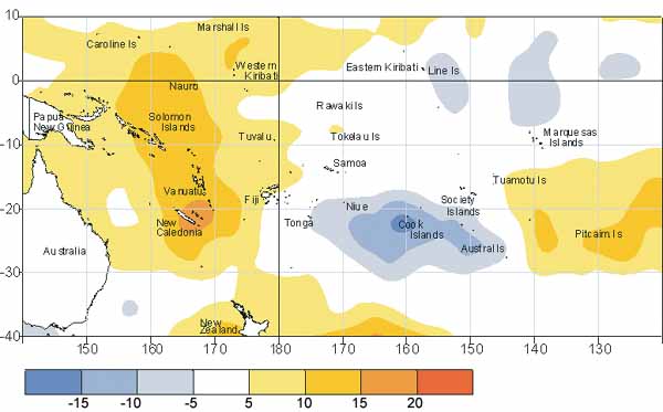 Sea surface temperature anomalies ( C) for December 2001 | Earth ...