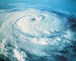 A tropical cyclone from above. (Digital image copyright 2001, Photo ...