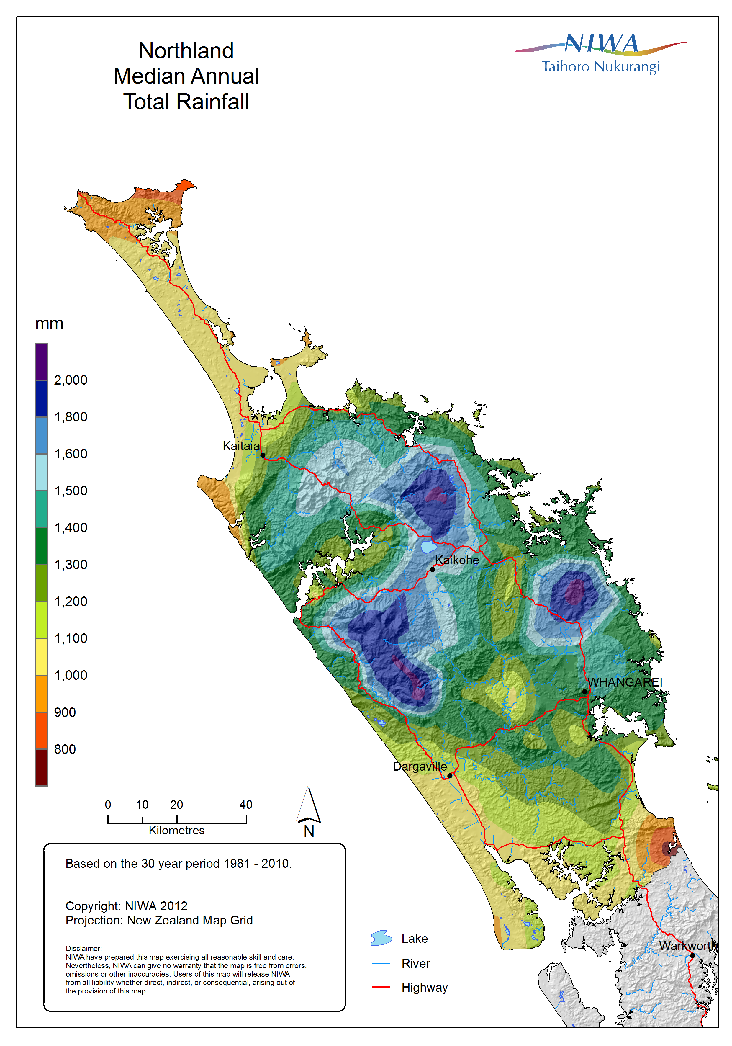 National and regional climate maps | Earth Sciences New Zealand | NIWA