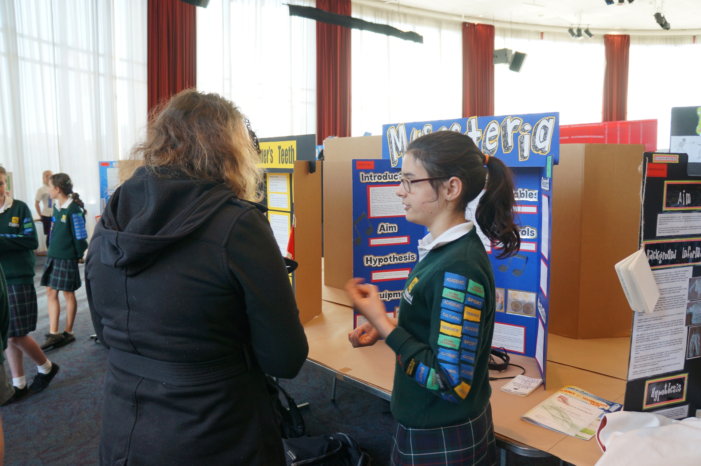 Judges interview students on their projects. | Earth Sciences New ...