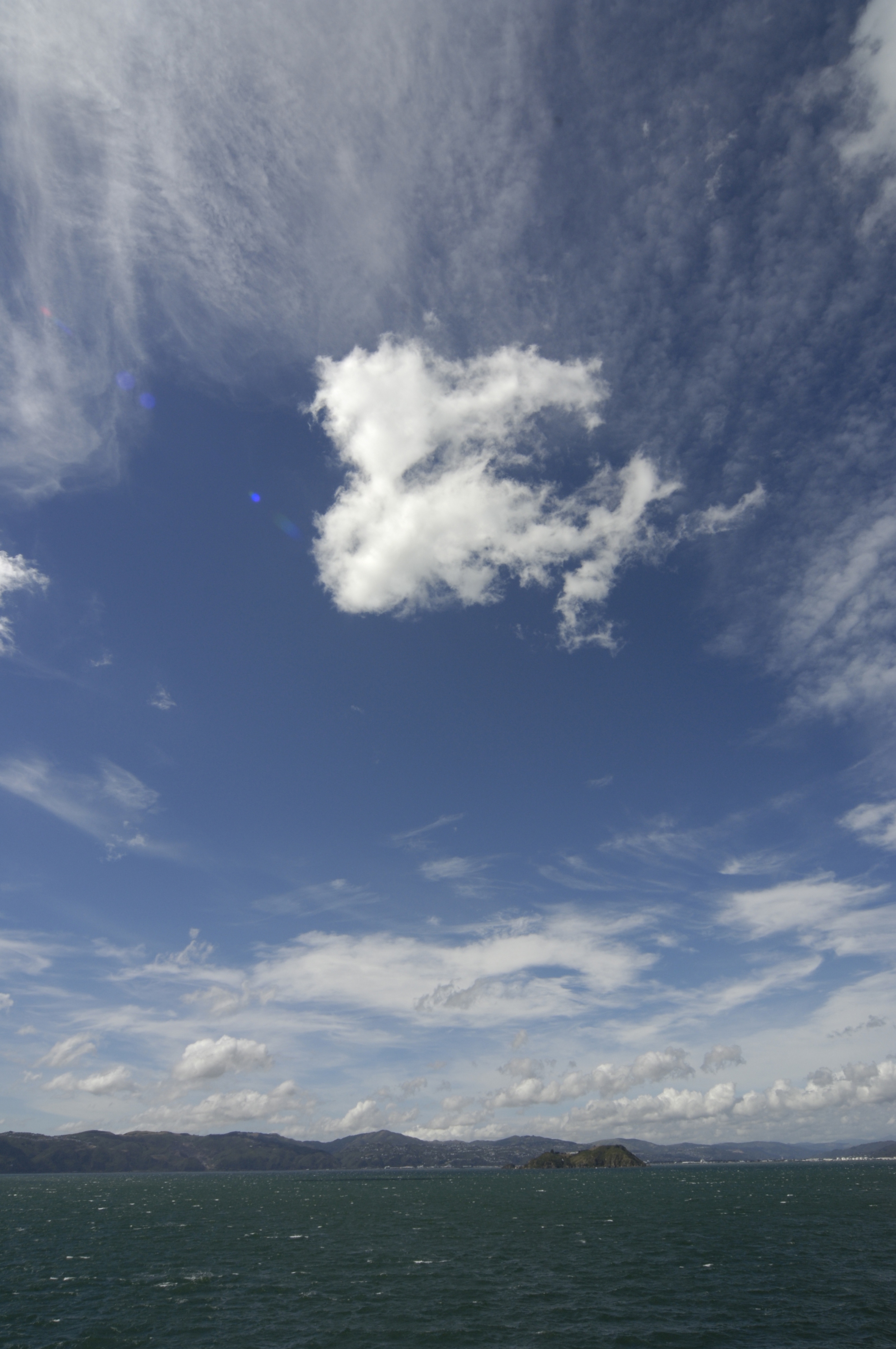 Cumulus at low altitude with cirrus behind | Earth Sciences New Zealand ...