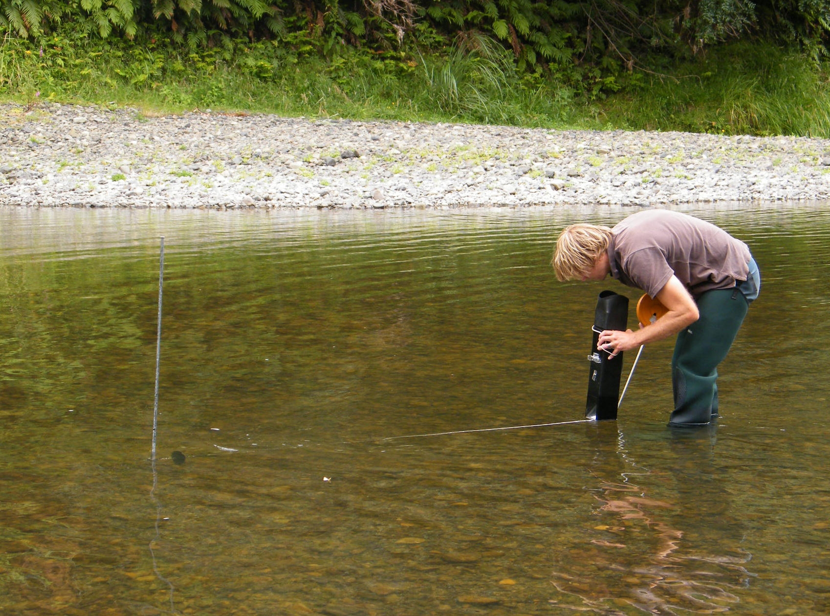 Measuring water clarity 2 | Earth Sciences New Zealand | NIWA