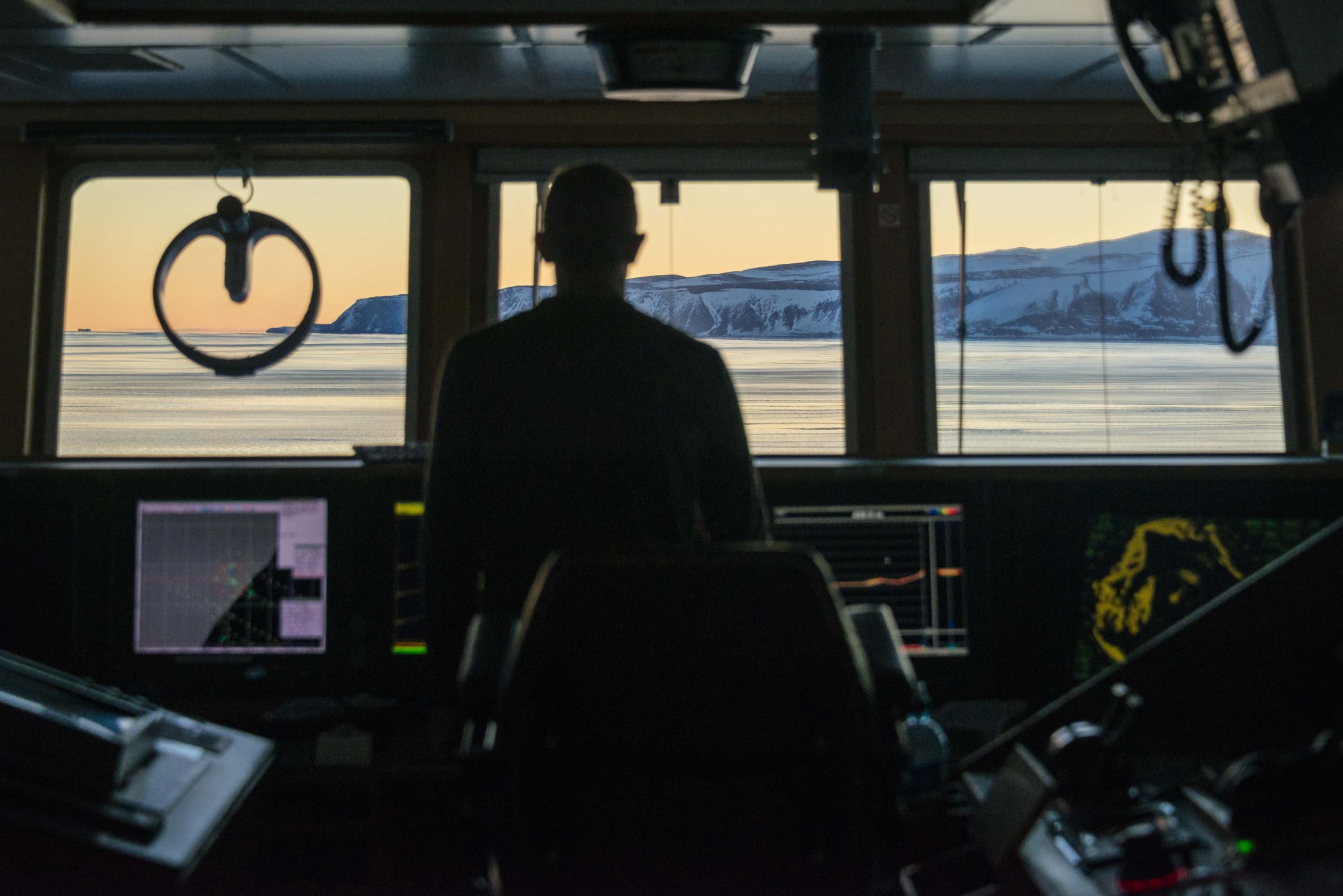 Terra Nova Bay from the bridge of RV Tangaroa | NIWA